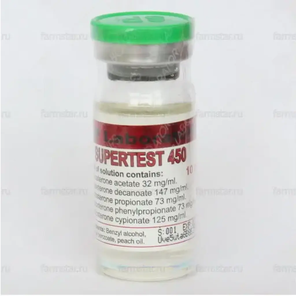 Supertest 450 | Testosterone Mix | Legit SP Laboratories Injectable Steroid